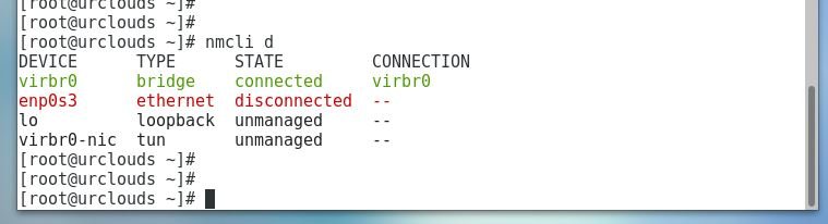 Network Configuration After Centos 7 Minimal Installation Urclouds