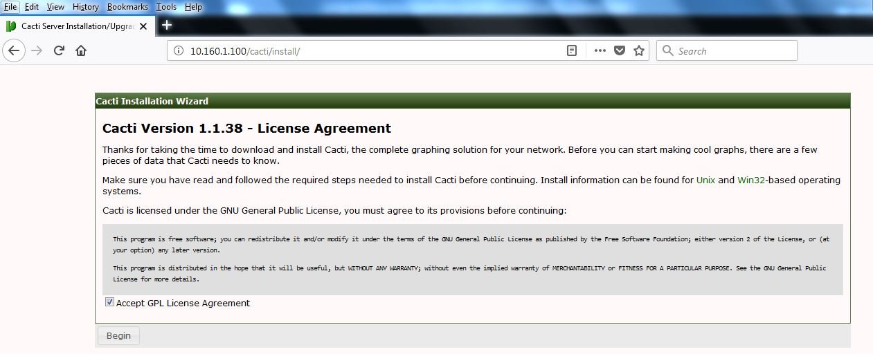 Cacti installation and configuration on CentOS 7 and RHEL 7 - UrClouds